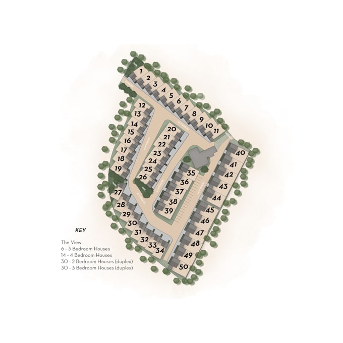 Develop masterplan and architectural 2d rendering by Zrhaytam | Fiverr