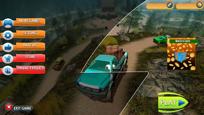 Design creative game art, modern game ui design for mobile by ...