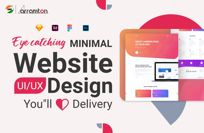 Create eye catching website, ui and ux design for your business by ... Create eye catching website, ui and ux design for your business by ...