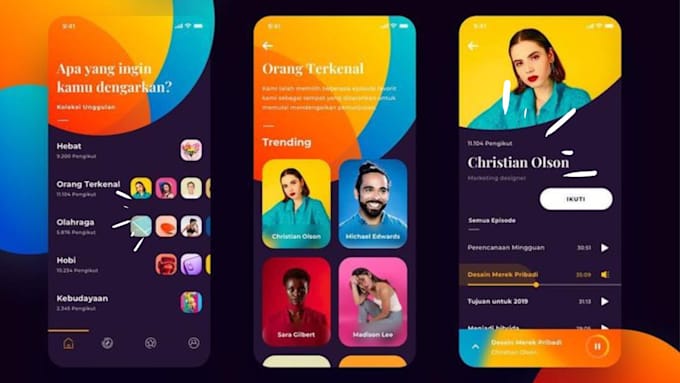 Do modern mobile app ui ux design and website ui ux design by Dr_joycer | Fiverr
