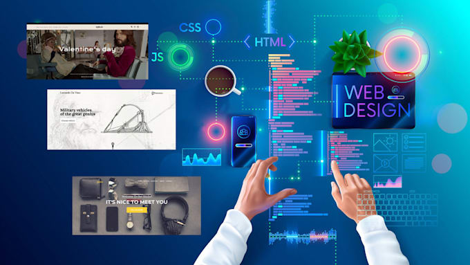 Convert web designs to websites with html, css, javascript by ...