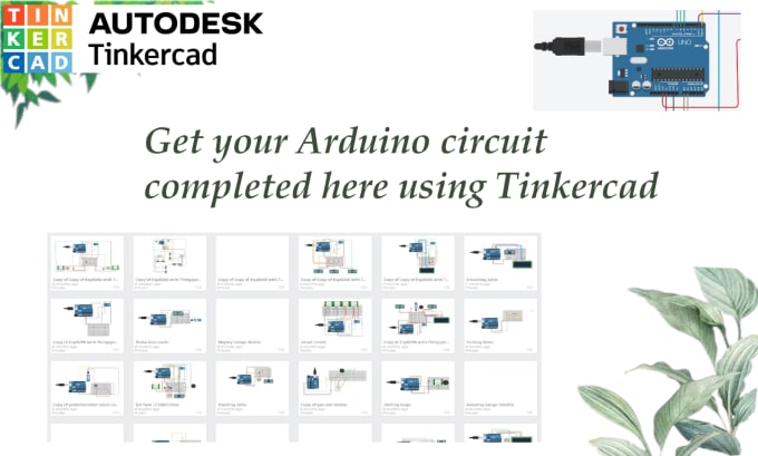 Do Your Arduino Project In Autodesk Tinkercad And Thingspeak By Ashwin Vp14 Fiverr