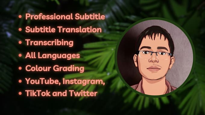 Add professional subtitles and color grade your videos by Pheonix1010 ...