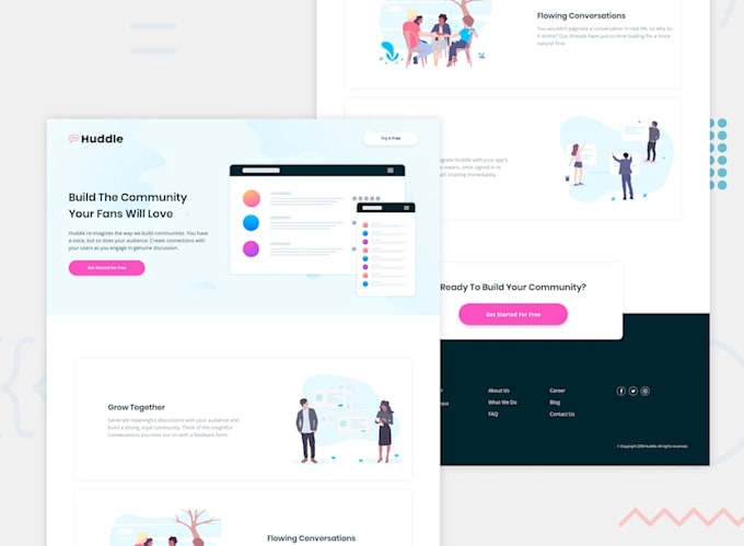 Build a responsive website for you using html and css by Nabil_wasir ...