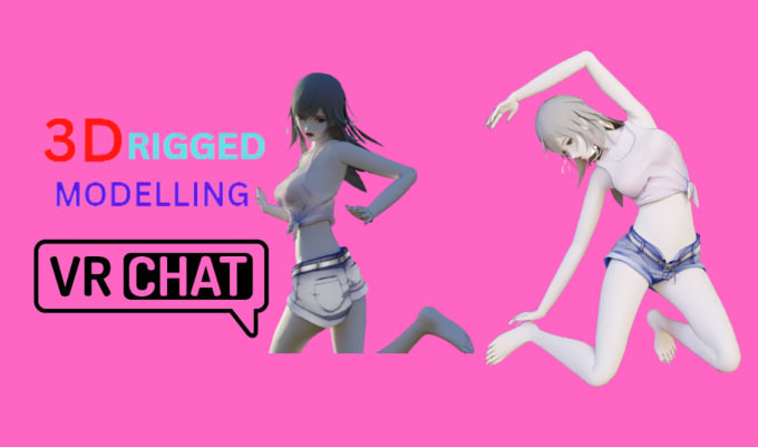 Do Custom Vrchat Vrc Vr 3d Modelling Fursonal Furry Vtuber Character