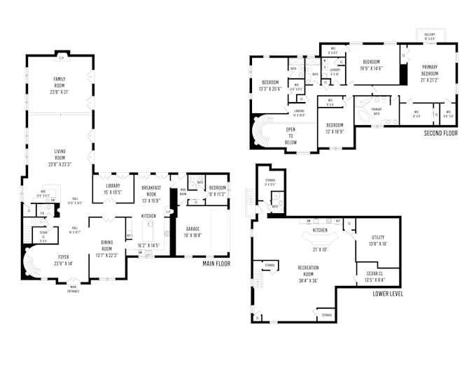 Redraw a 2d floor plan from hand sketch or blueprint by Natalipanceva ...