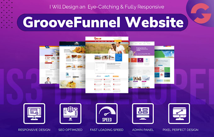Design groove funnel, groove pages, groove sale page and groove ...