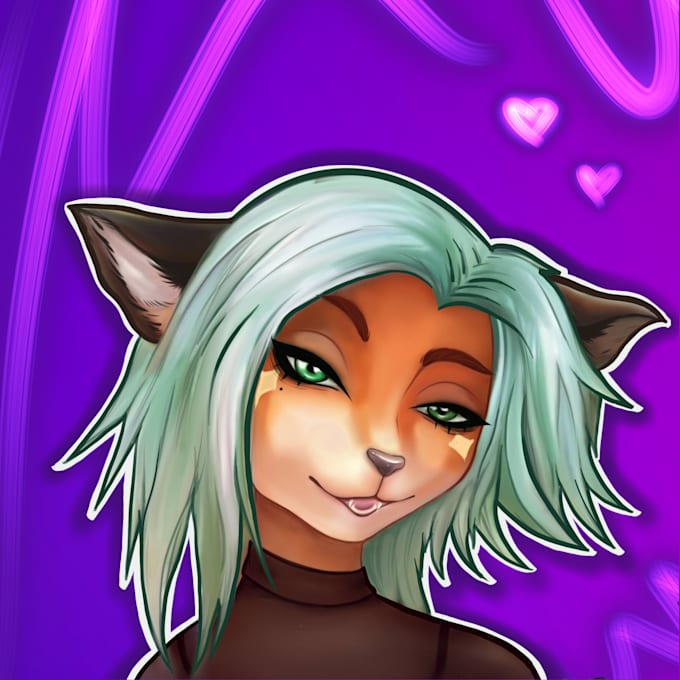 Draw an icon of your furry character by Tanya_a_r_t | Fiverr
