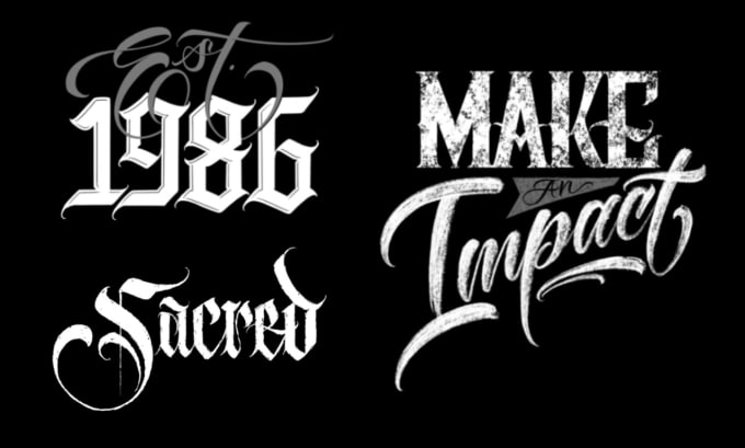 Hand draw a creative lettering design for you by Crispinjames | Fiverr