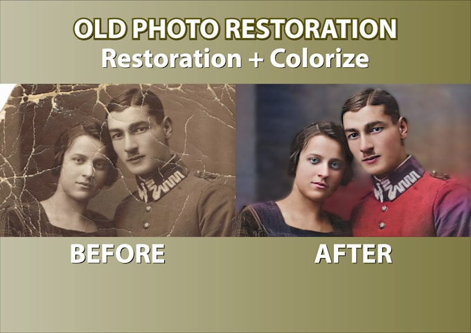 Old photo restoration and colorize old photos by Cagrikoksal08 | Fiverr