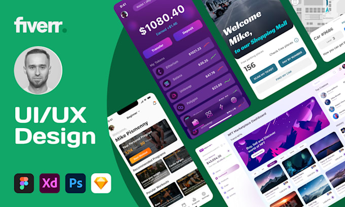 Do ui ux design for mobile, desktop and web app by Mikepismenny | Fiverr