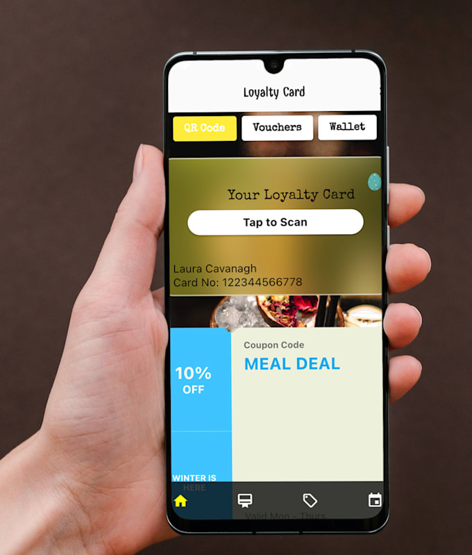 Develop a restaurant loyalty app by Glitterbugapps | Fiverr