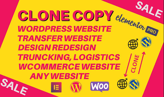 Clone, copy, transfer, redesign, duplicate wordpress website by ...
