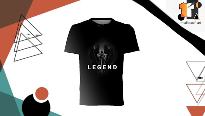 Do textography or 3d graphics designing on t shirts by Mtalhaasif_art ...