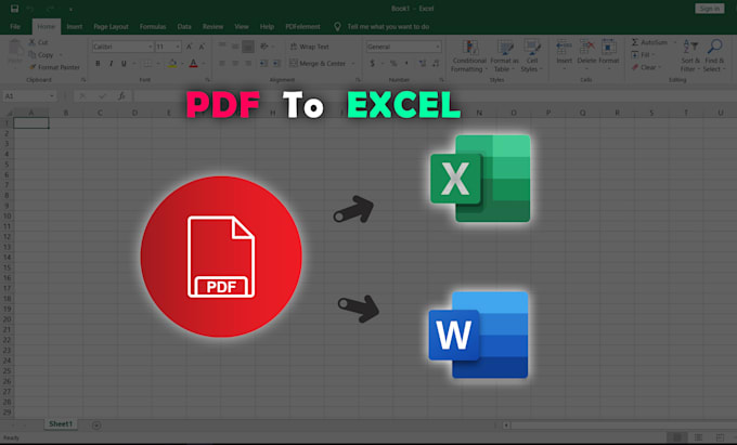 Convert pdf to excel , pdf to excel conversion by Xcel333 | Fiverr