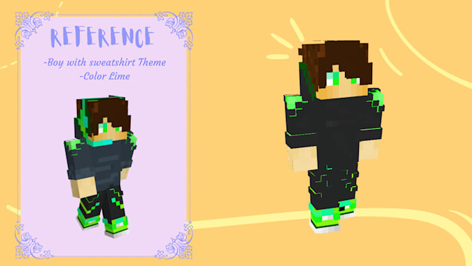 Design a minecraft skin by Justdushnorth | Fiverr