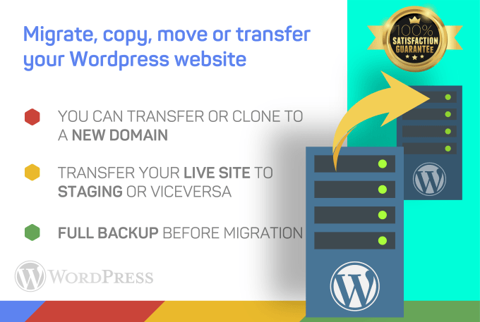 Migrate, copy, move or transfer your wordpress website by Marilo | Fiverr Migrate, copy, move or transfer your wordpress website by Marilo | Fiverr