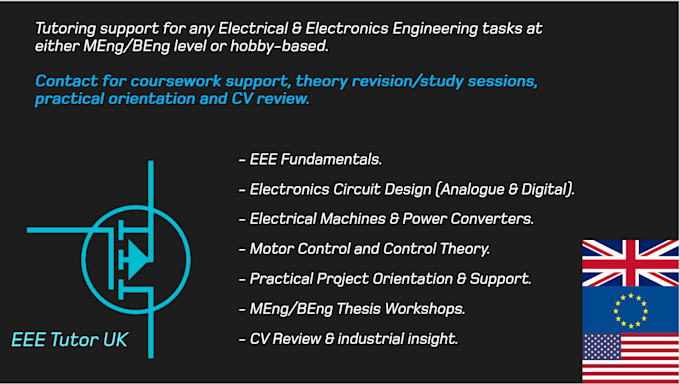 Tutor eee topics at meng, beng, and hobby levels by Eee_tutor_uk | Fiverr
