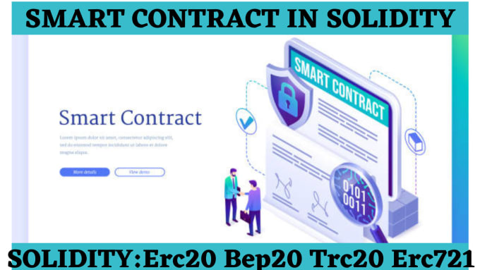 Develop solidity smart contract, smart contract developer by ... Develop solidity smart contract, smart contract developer by ...