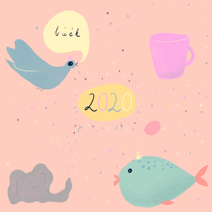 Make cute gif stickers for you by Agnesillu | Fiverr