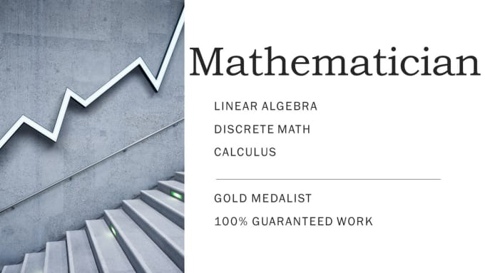 Do linear algebra calculus and cryptography by Hazroozasgher | Fiverr Do linear algebra calculus and cryptography by Hazroozasgher | Fiverr
