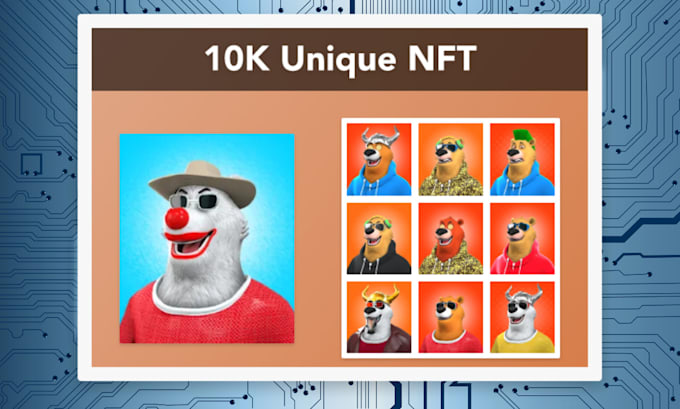 Create nft collection with code generator with your art by Falconweb3 | Fiverr