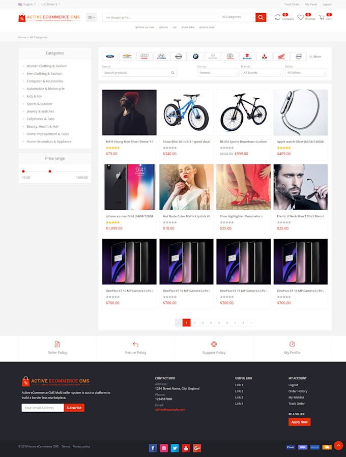 Provide you active ecommerce cms multi vendor by Veronicatoaster | Fiverr