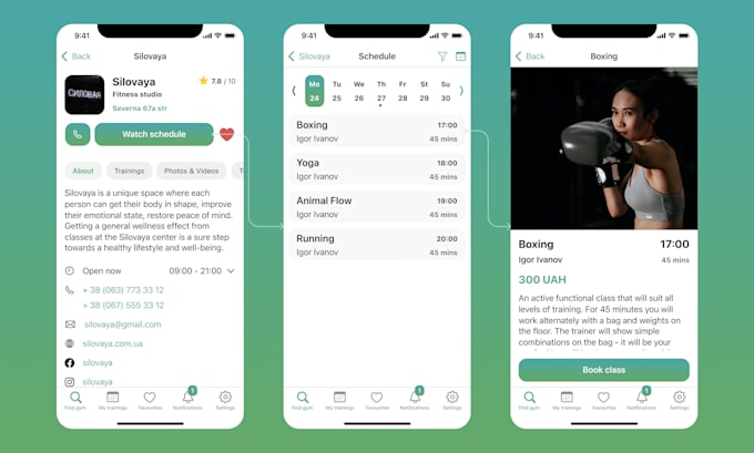 Create ux ui design of your mobile app mvp in figma by Ansionaa | Fiverr