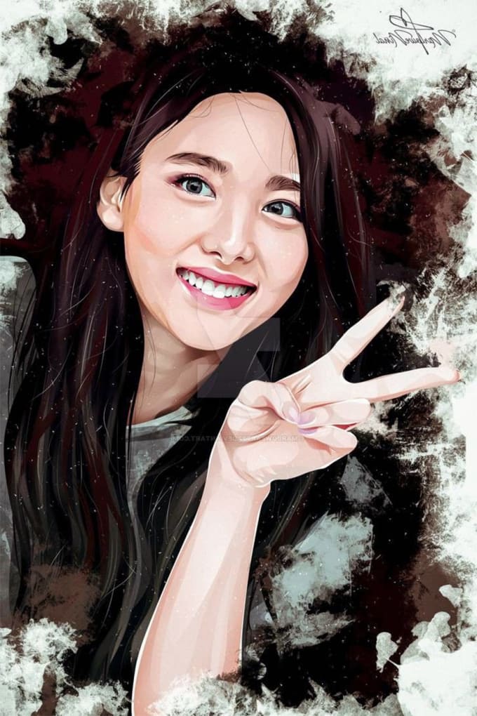 Draw vector art portrait vector tracing raster to vector manual tracing ... Draw vector art portrait vector tracing raster to vector manual tracing ...