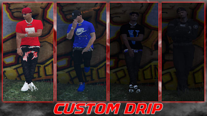 Give you a fivem clothing pack with 16000 plus assets by Matthewfblv | Fiverr