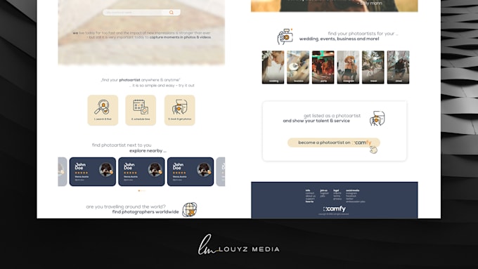 Design ux ui responsive website for your startup company by Louyzmedia ...