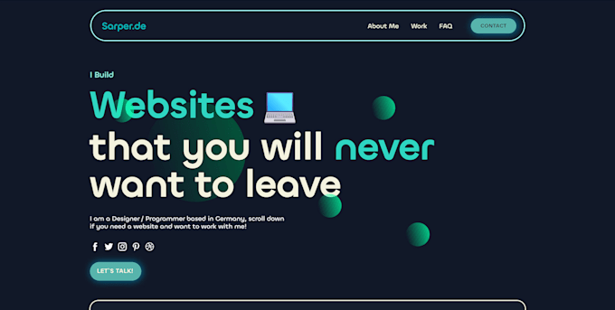 Make you a beautiful website by Sasemehq | Fiverr