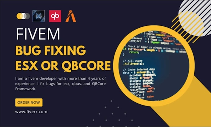 Be your fivem dev fix esx or qbcore by Eazroyal | Fiverr