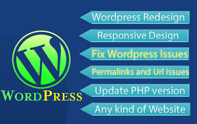 Do wordpress customize and redesign, fix any kind of issues by Ferdous_7 | Fiverr
