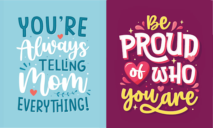 Make a lettering design with your words by Chresjoent | Fiverr