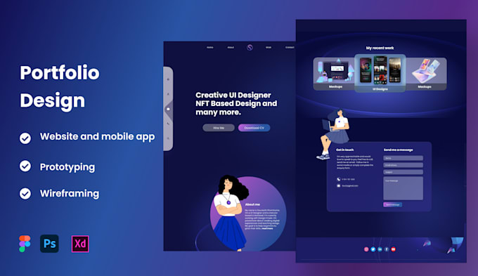 Do amazing ui ux design for your web and mobile application by ...