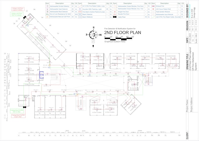 Do autocad fire detection drawing cfds and design by Md_rafi_ahmed0 ...