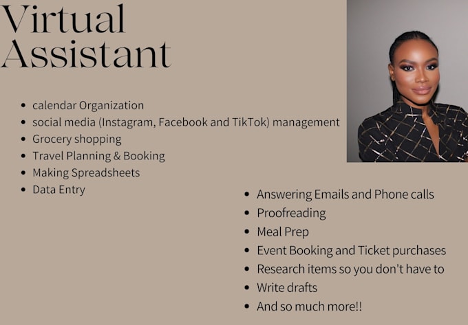 Be your executive virtual assistant by Maryjay331 | Fiverr