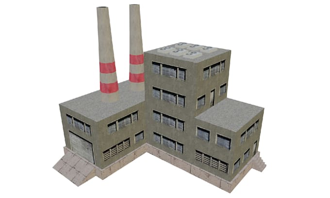 Do retro low poly psx or ps1 style buildings for your game by Elegantcrow | Fiverr