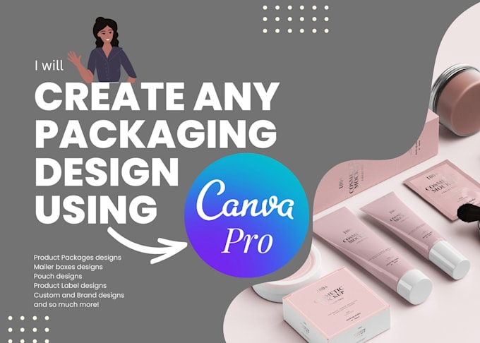 Create eye catching package designs in 10hrs using canva pro by ...