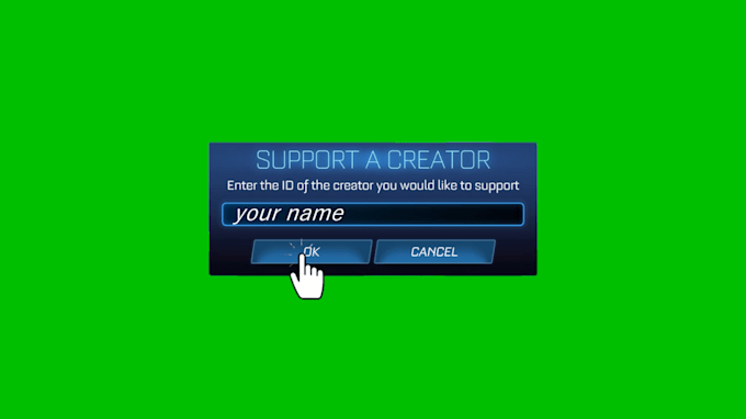 Make a rocket league support a creator code intro animation by Olgunate ...