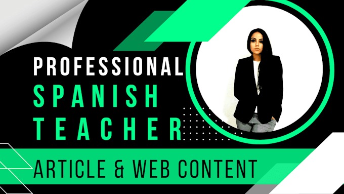 Be your online spanish teacher and tutor by Anniemn | Fiverr