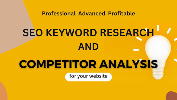 Do seo keyword research and competitor analysis website audit with ...