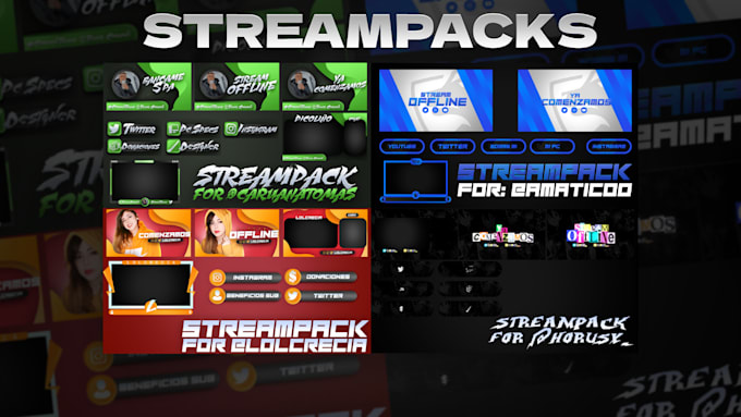 Design a full stream pack for you by Prodhitoride | Fiverr