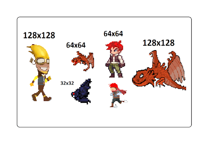 Create pixel art character animation sprite sheet by Mazharakbar490 ...