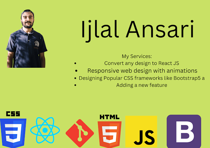 Develop webapp using react by Ijlalansari | Fiverr