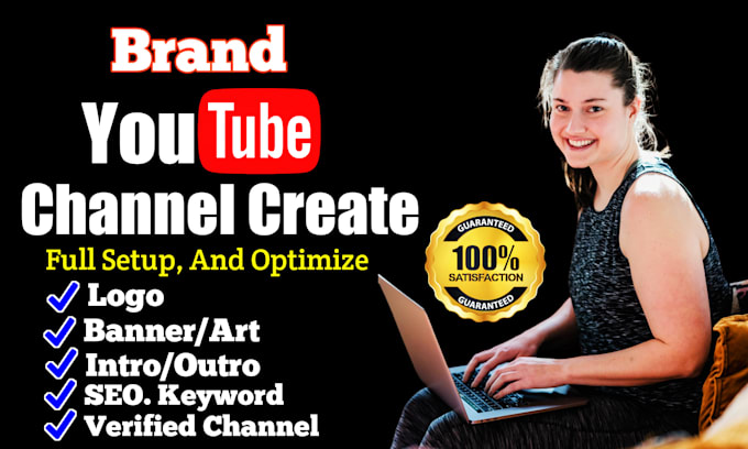 Create professional brand youtube channel, and setup by Tania_atr | Fiverr