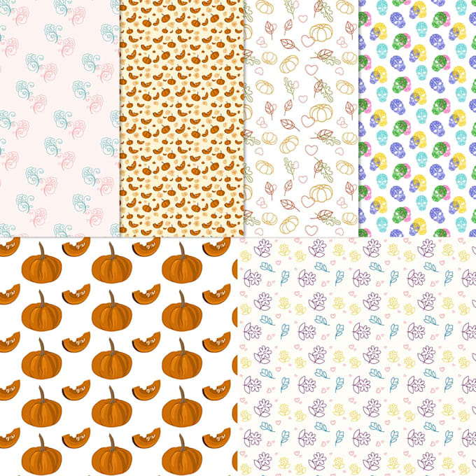Make vector seamless pattern by Olenkazmiyuchka | Fiverr