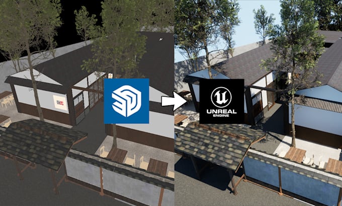 Render your sketchup project in unreal engine 5 by Nadhimsahputra | Fiverr