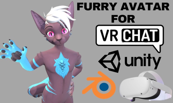 Do Custom Vrchat Avatar Furry Fursona Nsfw Anime Model Vrc Vr Character
